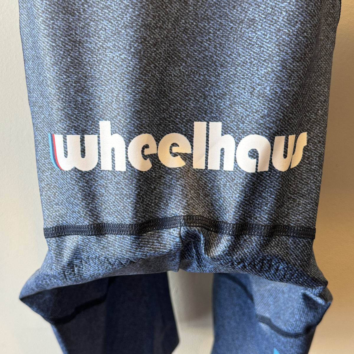 Wheelhaus Bib Short - Racing Denim – Wheelhaus Bicycle Boutique